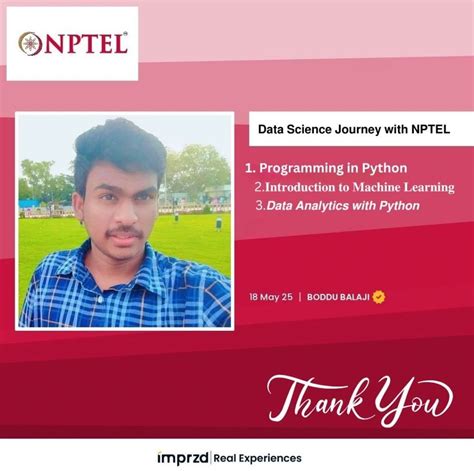 nptel learningjourney balaji b