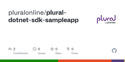 Github Pluralonlineplural Dotnet Sdk Sampleapp