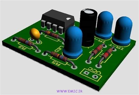 P Heartbeat Sensor Circuit Emic اِمیک آموزش الکترونیک و میکروکنترلر