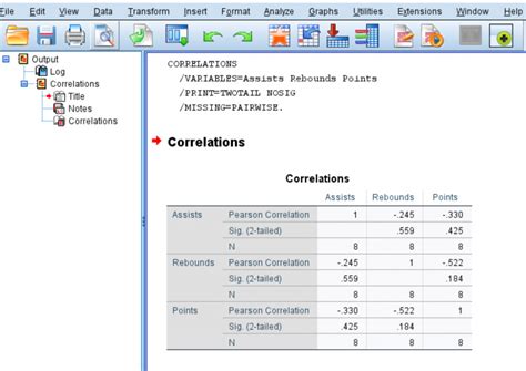 How To Create A Correlation Matrix In Spss