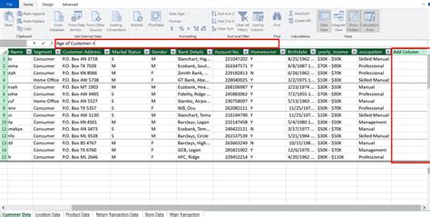 Data Modeling With Microsoft Excel
