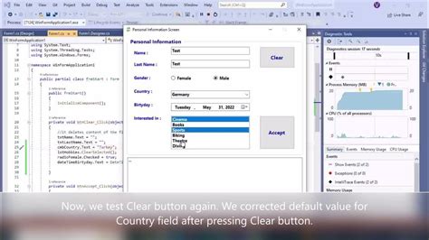 How To Add Listbox Radiobutton Combobox And Datetimepicker In Windows