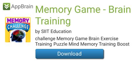 Memory Game Brain Training For Android Free App Download