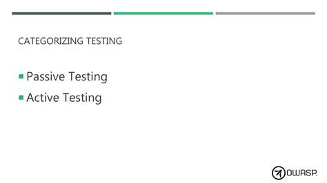 Applying Owasp Web Security Testing Guide Owstg Ppt