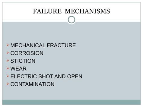 Mems Reliability Review PPT