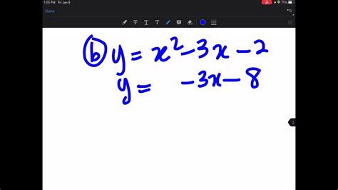 Solving Nonlinear Systems Of Equations By Elimination Part 2 Youtube