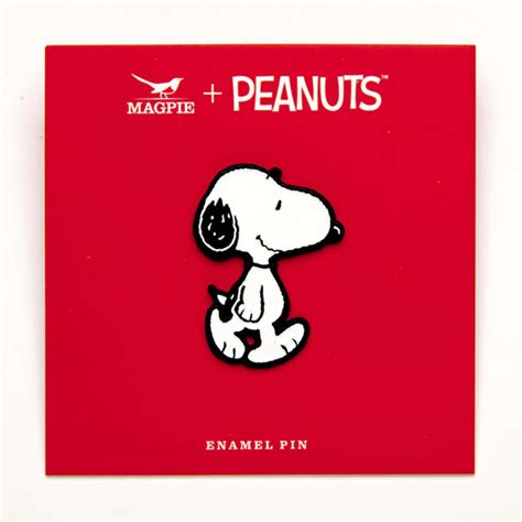 Peanuts Snoopy Enamel Pin Paper Tiger