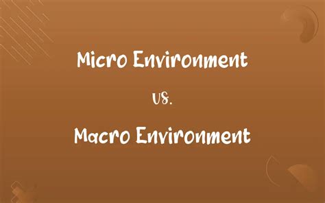 Micro Environment Vs Macro Environment Know The Difference