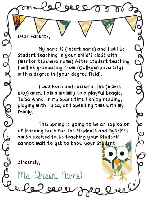 15 Brilliant Teacher Introduction Letter Examples