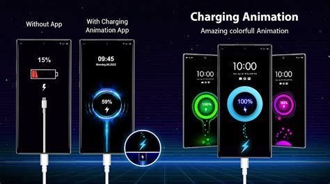 Battery Modern Charging Cable Animation Customize Your Charging Experience With Stunning