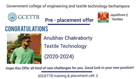 Training And Placement Cell Gcettb On Linkedin Gcettb Placement