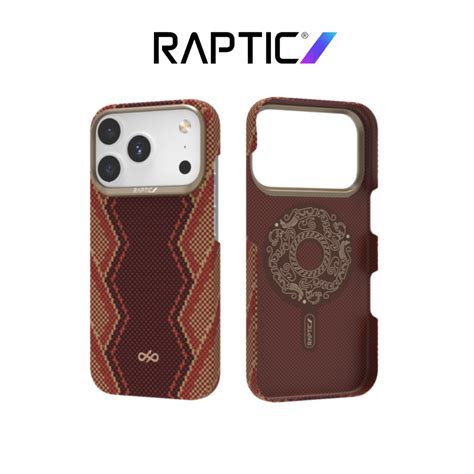 Raptic Aramid Fiber Skin Bionic Case With Magsafe For Iphone 17 Pro