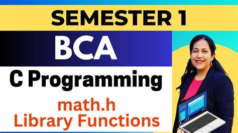 L 57 Header File Mathh Standard Library Functions In C Programming