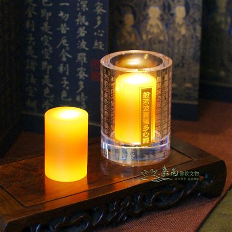 九品翻轉式led蠟燭 單顆紅一年保固，為您善種大福田 品味佛藝共結佛緣~嘉南佛教文物