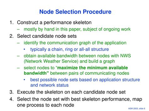 Ppt Communication Pattern Based Node Selection For Shared Networks