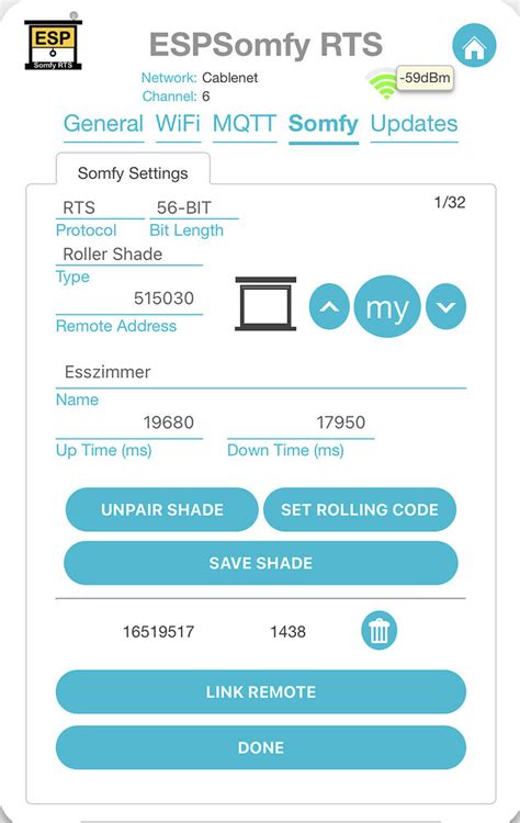 Esp Somfy Rts Integration Custom Integrations Home Assistant Community