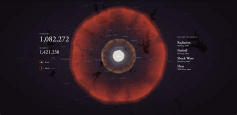 Use This Map To See How Dead You Ll Be If A Nuke Hits Your City
