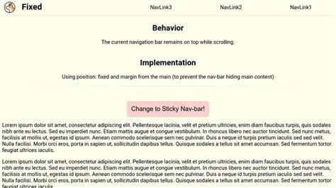 Mobile Responsive Animated Navigation Bar Horizontal Vertical