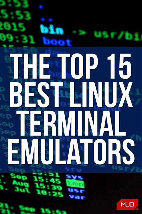 The Top 15 Best Linux Terminal Emulators Linux Linux Operating System Computer Knowledge