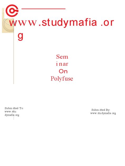Ece Polyfuse Download Free Pdf Electrical Resistance And