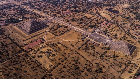 Teotihuacan Pyramids In Mexico Amazing Drone Photography From The Sky