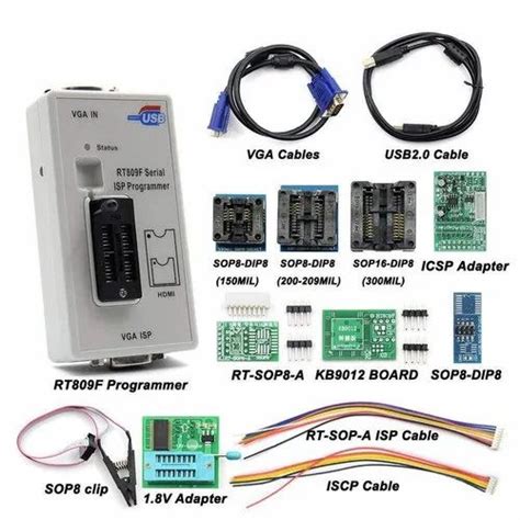 Dhruv Pro RT809F Serial ISP BIOS Programmer Tool With 1 8V Adapter And