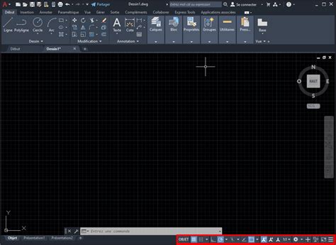 A propos de la barre d état AutoCAD 2022 Autodesk Knowledge Network