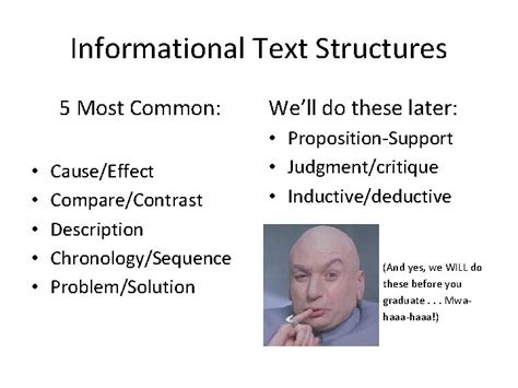 Text Structure Analysis After Nine Years In School