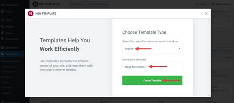 How To Add Elementor Template To The Mega Menu