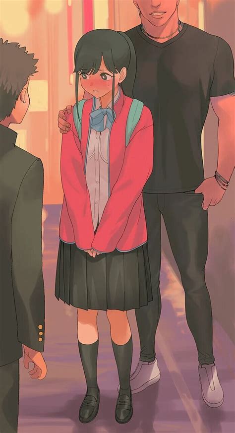 후배에게 자기 여동생을 소개시켜주는 듬직한 오빠류 甲 캐릭터 일러스트 만화 일러스트 캐릭터 스케치