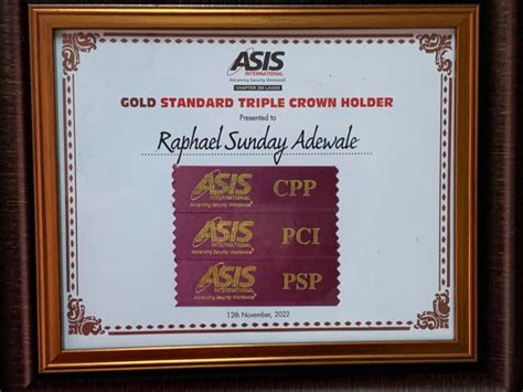 Raphael Sunday Adewale Cpp Pcipsp Fniispfsoadsomcinta On Linkedin