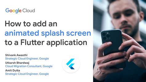 How To Add An Animated Splash Screen In A Flutter Application Youtube