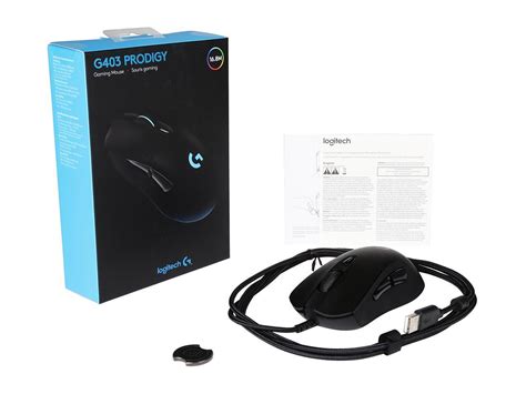 Logitech G403 Prodigy Wired Optical Gaming Mouse 910 004796 Newegg Com