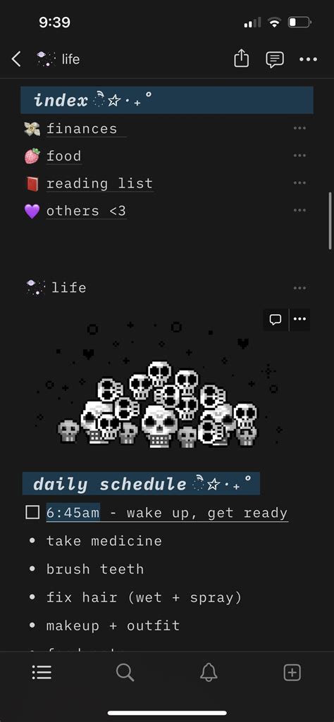 Dark Purple Edgy Notion Template R Notioncreations