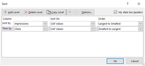 Basic One Column And Multi Column Data Sorting In Excel Spreadsheets