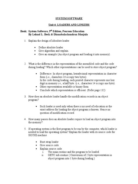 System Software Pdf Library Computing Computer Program