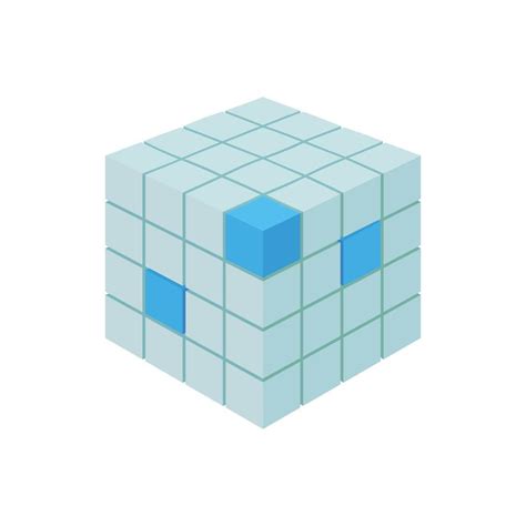 Cube Database Icon Cartoon Style 14381039 Vector Art At Vecteezy