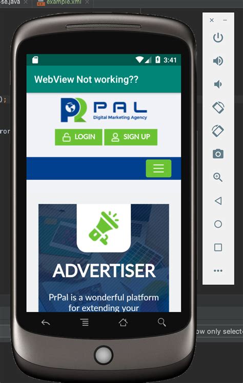 Android Website Open In Browser But Not Work In Webview Stack Overflow