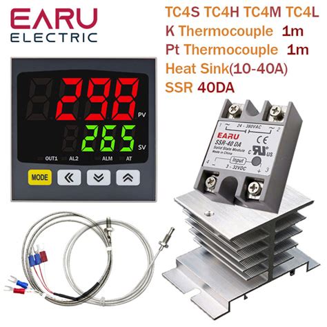New Digital Pid Temperature Controller Heating Cooling Ssr Relay Output
