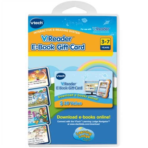 Vtech V Reader Download Gift Card Unit King Soopers