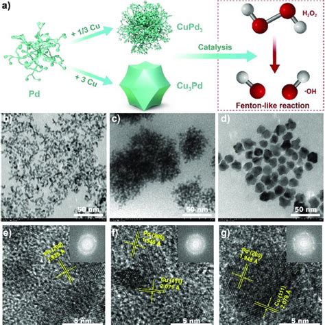 Synthesis And Basic Characterization Of Pd And Cu Pd Bimetallic Download Scientific Diagram