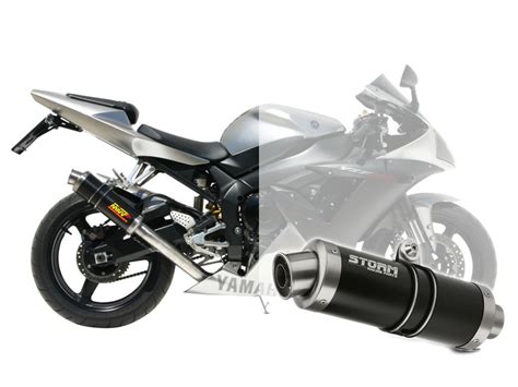 Storm Gp Schwarz Yamaha Yzf 1000 R1 Auspuff 2002 Bis 2003 Storm