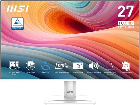 Brandclub Msi Pro Mp W E Inch Ips X Fhd Gaming Office Monitor Hz Free