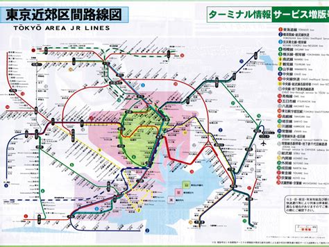 Japanese Train Map
