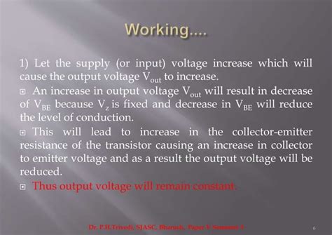 Emitter Follower Regulator Ppt