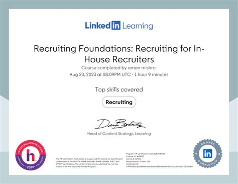 Aman Mishra On Linkedin Certificate Of Completion