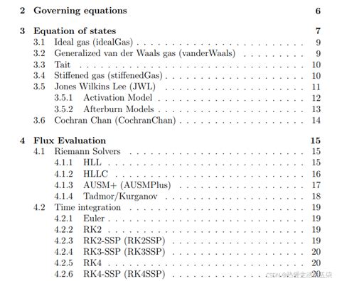 如何真正理解openfoam中控制方程、状态方程、通量评估等概念的联系（blastfoam官方文档介绍）blastfoam理论 Csdn博客