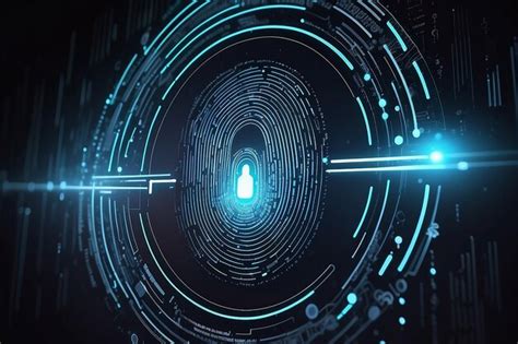Premium Photo Internet Security Fingerprint Scanning Unlock And Access To Business Data