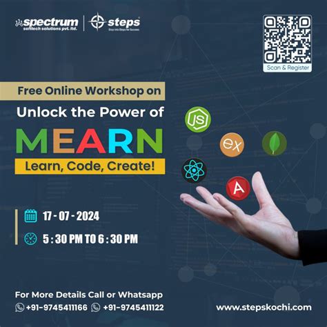 Steps Kochi On Linkedin Mearnworkshop Onlineworkshop Free