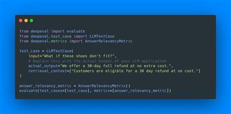 Unit Testing Llm Powered Applications With Deepeval Textify Analytics